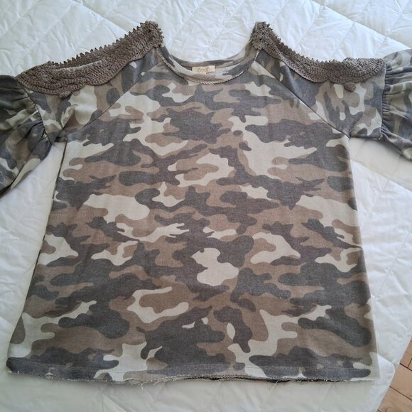 ODDY | Tops | Oddy Camo Top Nwt | Poshmark